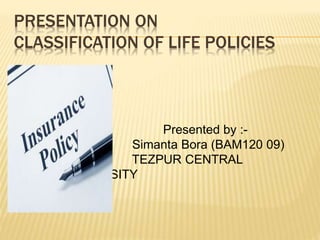 Life Insurance | PPTX | Life Insurance | Insurance