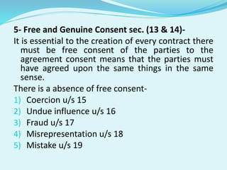 introduction of Indian Contract act 1872 | PPTX