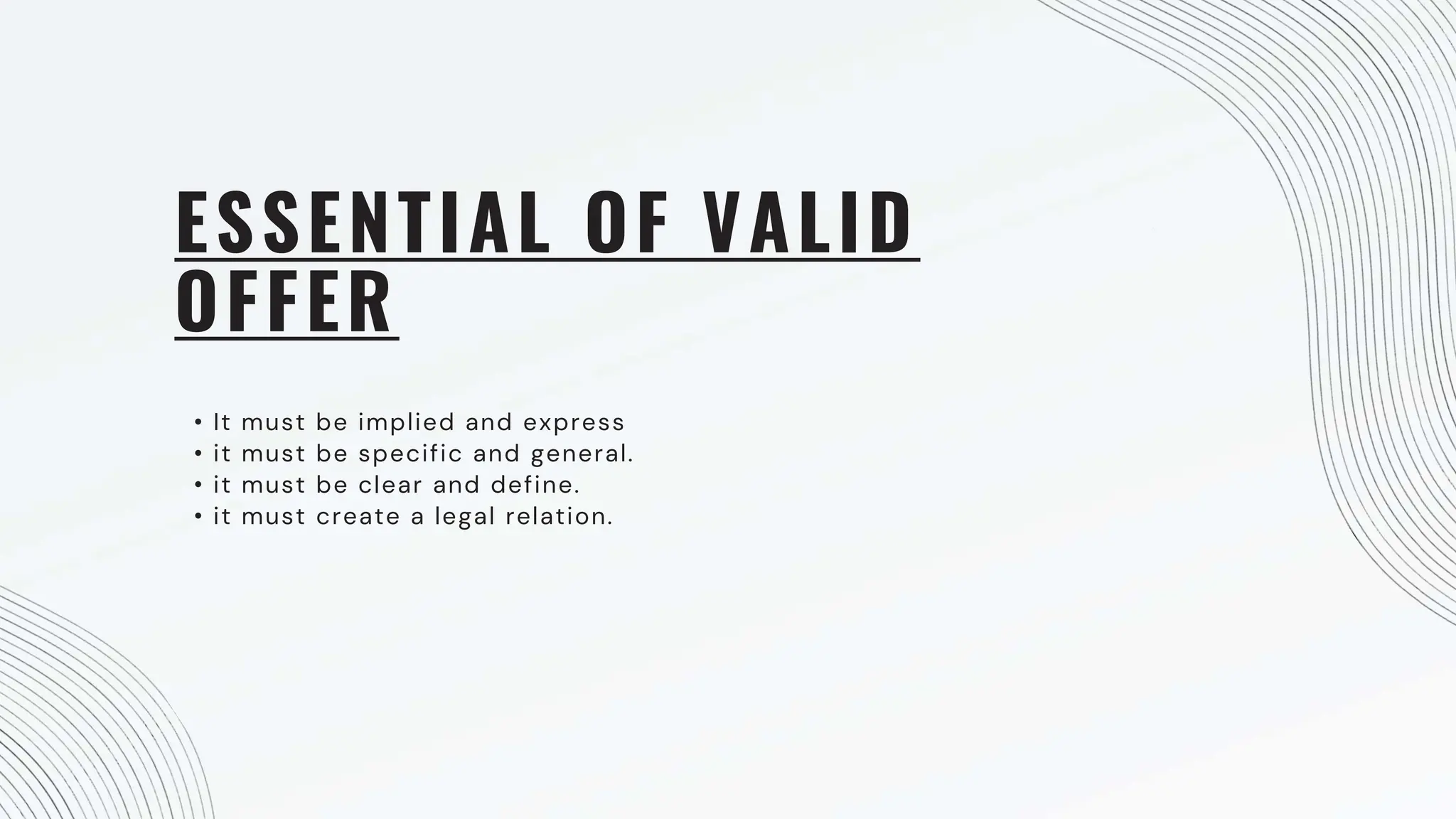 Business law presentation on communication of offer and acceptance | PPTX