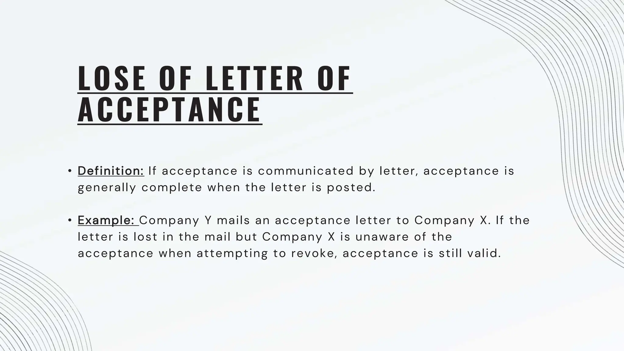 Business law presentation on communication of offer and acceptance | PPTX