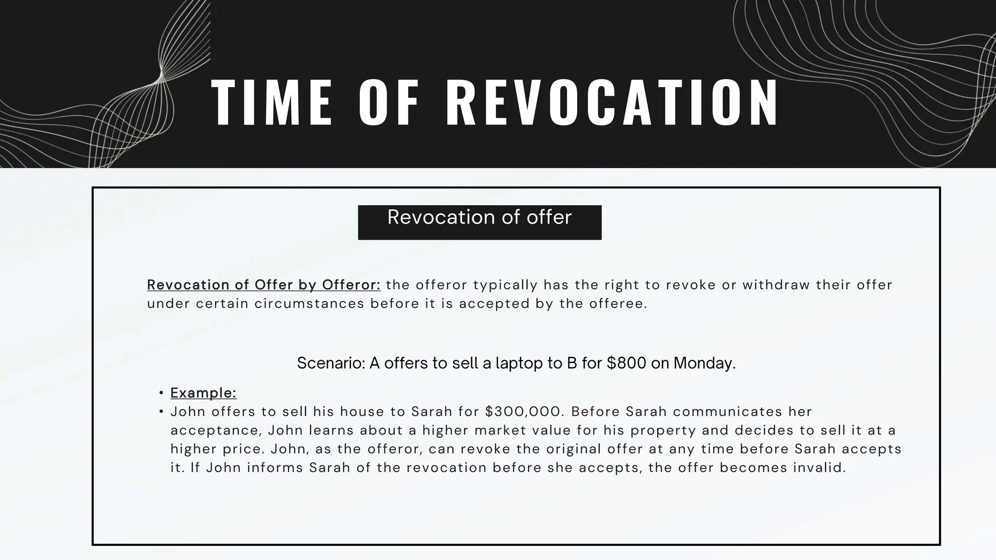 Business law presentation on communication of offer and acceptance | PPTX