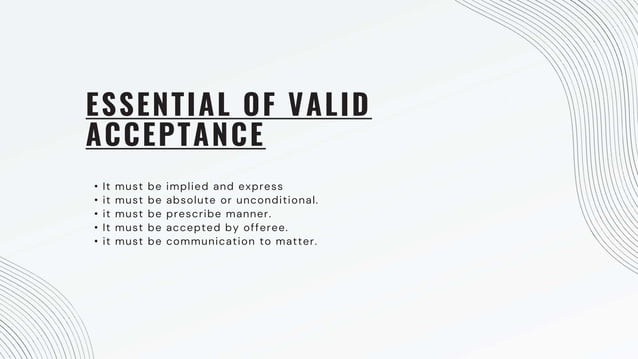 Business law presentation on communication of offer and acceptance | PPTX