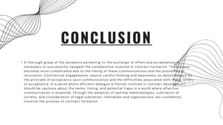 Business law presentation on communication of offer and acceptance | PPTX