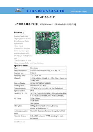 Bl 8188-eu1-specification-www.ttbvs.com
