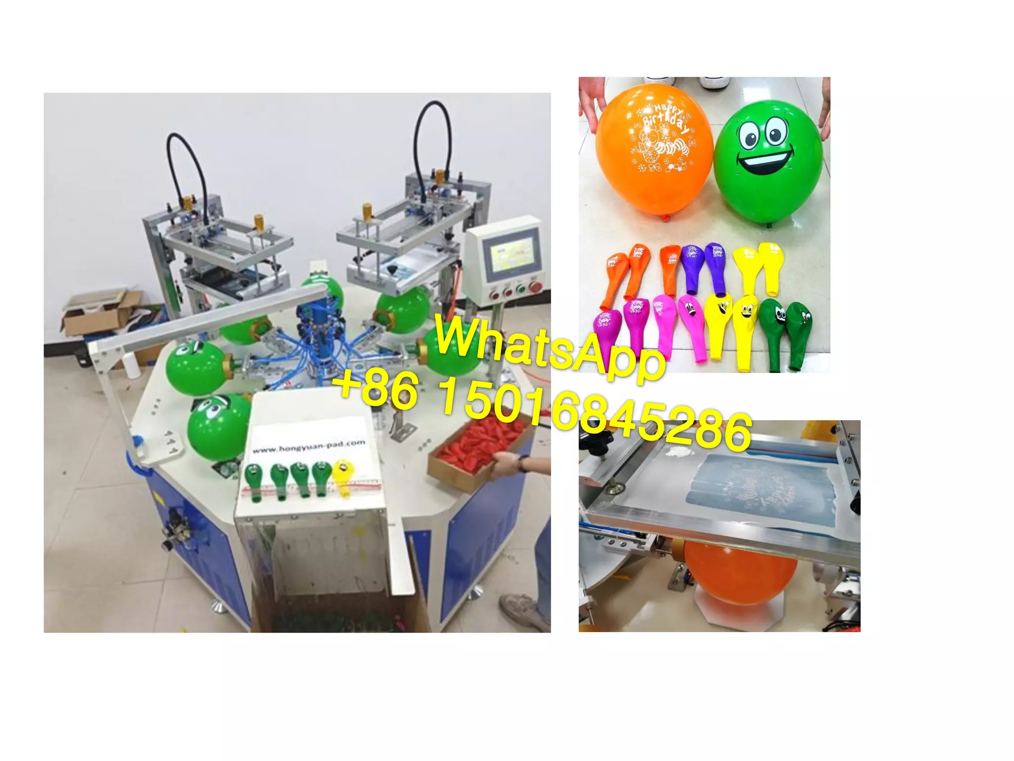 latex balloon screen printing machine, balloon printing machine for ...