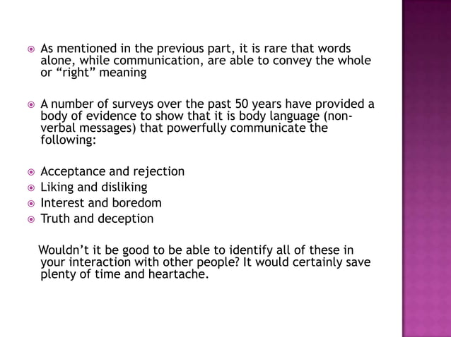 BL - Part2: Language of Mind & Body | PPT