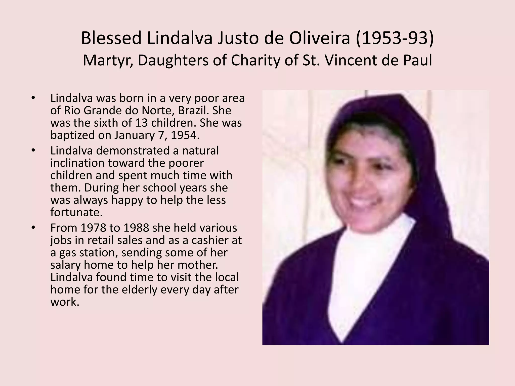 Blessed Lindalva | PPT