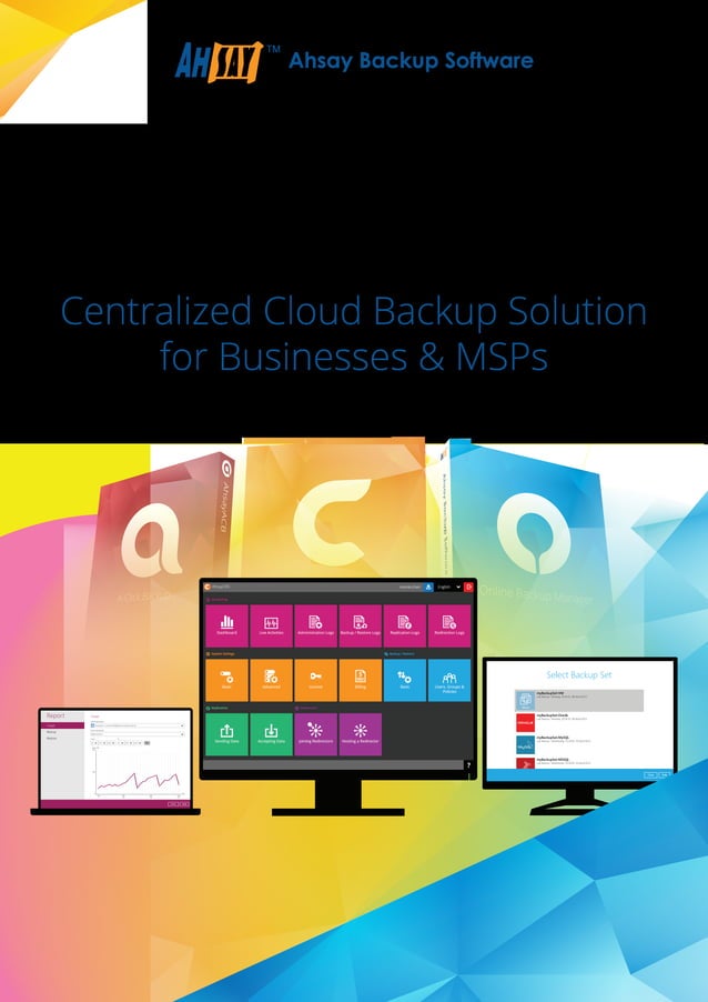 Ahsay Backup Software v7 - Datasheet | PDF | Cloud Computing | Internet