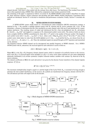 SISO MMSE-PIC detector in MIMO-OFDM systems | PDF | Internet of Things | Internet