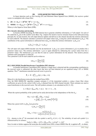 SISO MMSE-PIC detector in MIMO-OFDM systems | PDF | Internet of Things ...