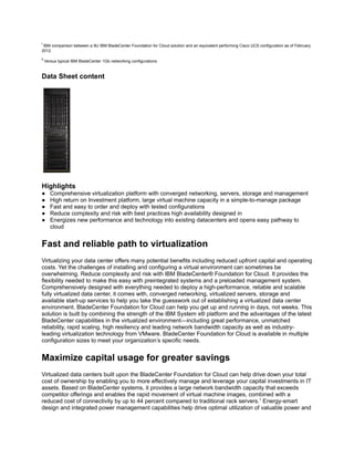 IBM BladeCenter Foundation for Cloud | DOC
