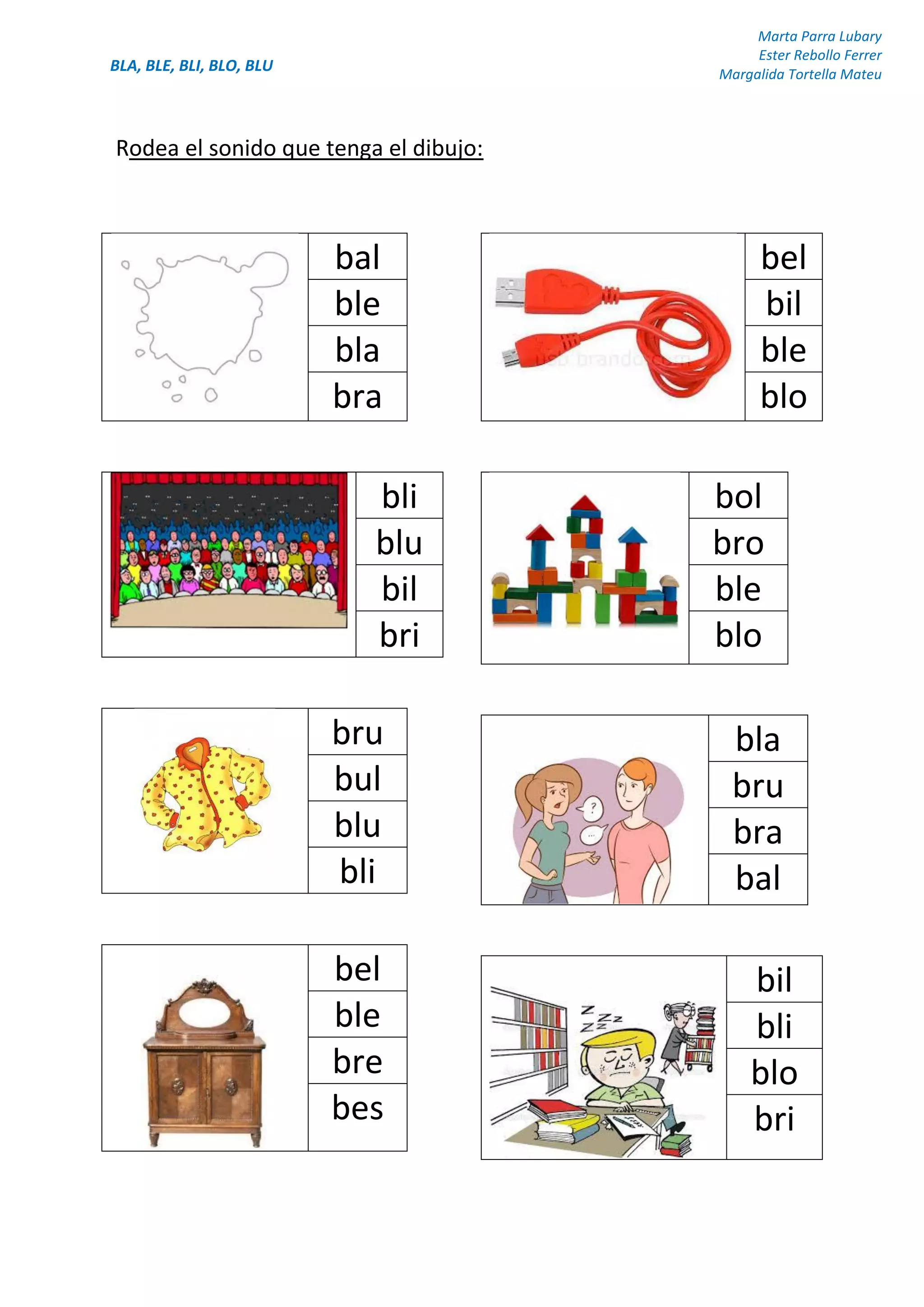 Bla ble-bli-blo-blu-imprenta | PDF