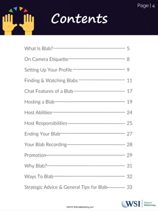 Blab 1st edition | PDF