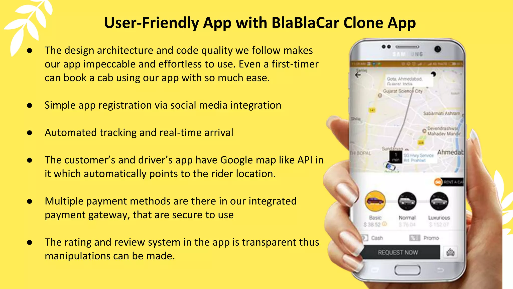 BLABLACAR CLONE APP | PPTX