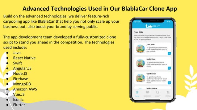 BLABLACAR CLONE APP | PPTX