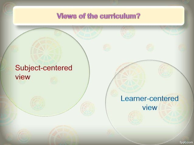 Curriculum Content or Subject Matter | PPTX