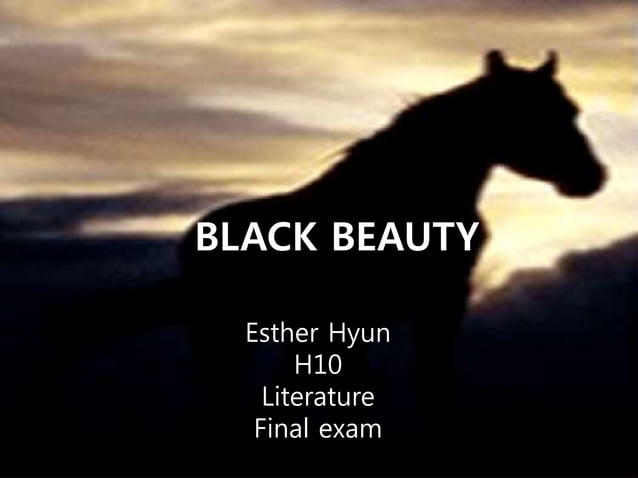 Black beauty-ppt | PPTX | Beauty | Style & Fashion
