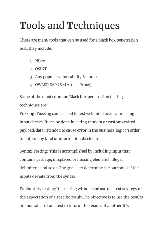 Black-Box Penetration Testing_ Advantages, Disadvantages, Techniques ...