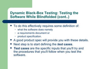 Black box testing | PPT