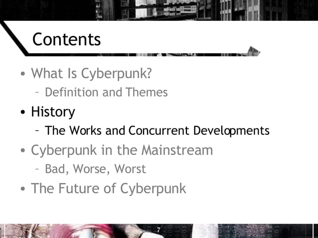 Black Ice & Mirrorshades: An Introduction to Cyberpunk | PPT