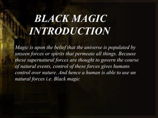 Black magic | PPTX