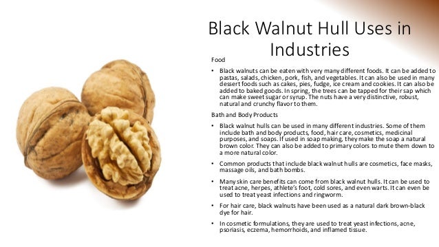 Black Walnut Hull Uses