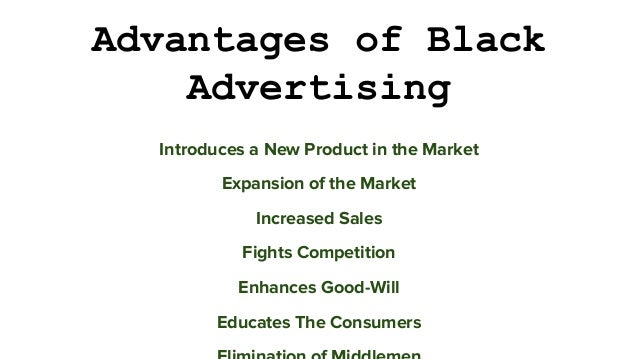 Black advertising | PPTX