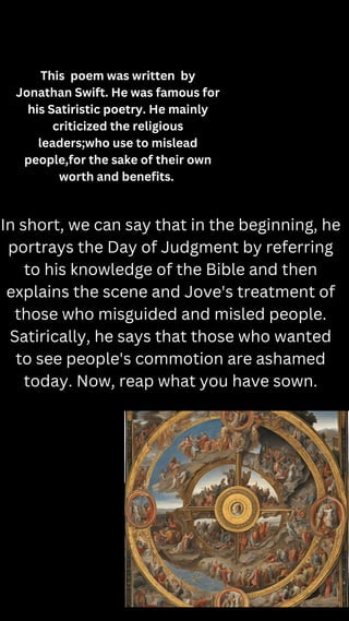 Poem on "The day of judgment" by Jonathan Swift | PDF