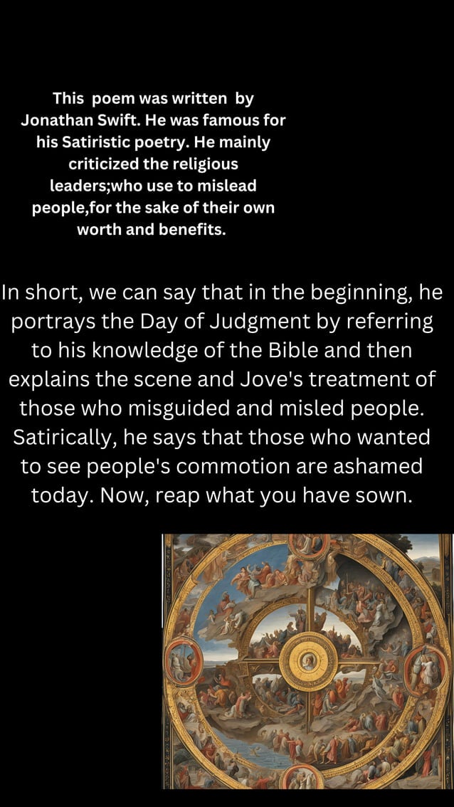 Poem on "The day of judgment" by Jonathan Swift | PDF