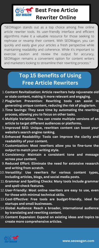 Best Free Article Rewriter Online | PDF | Web Development | Internet