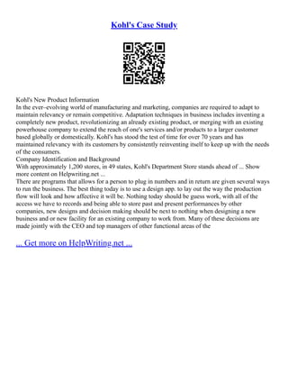 Black And Decker Case Study Analysis | PDF