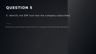 Accounting and Financial for Starbucks Presentation | PDF