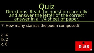 Bonsai by Edith L. Tiempo. A poem appreciation lesson plan method | PPT