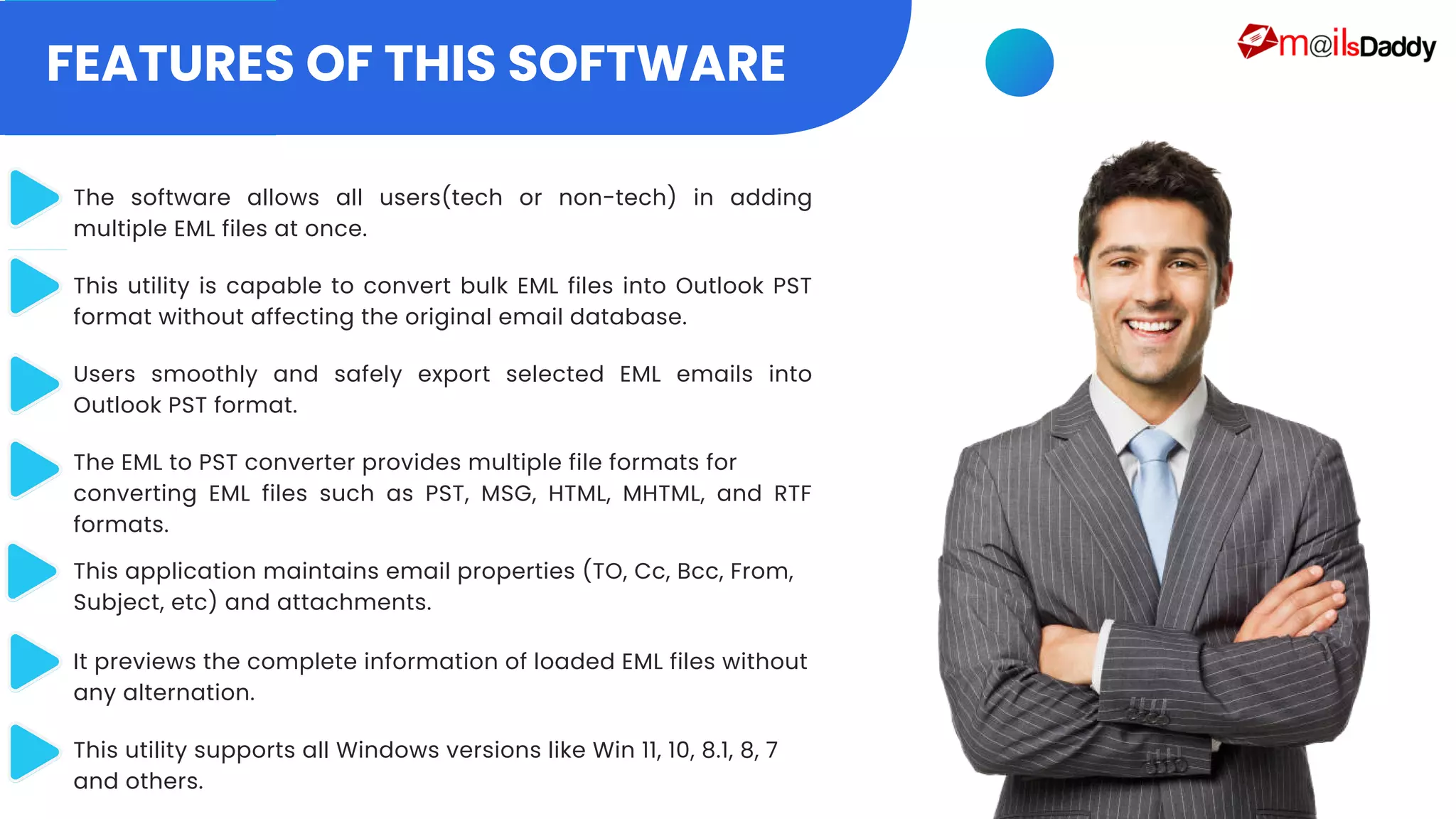 How to export EML files into Outlook PST formats? | PPT