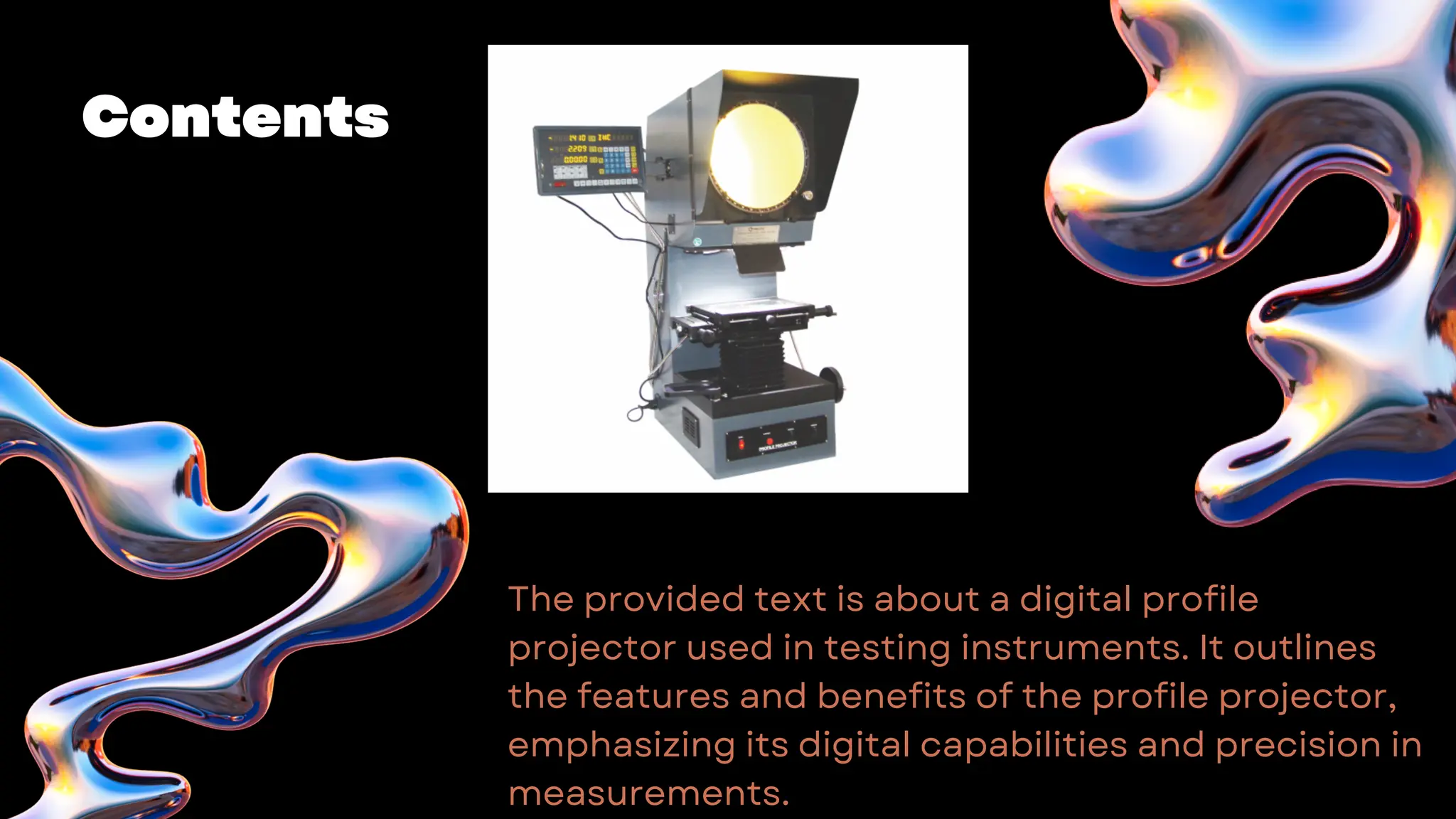 Digital profile projector | PDF