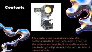 Digital profile projector | PDF