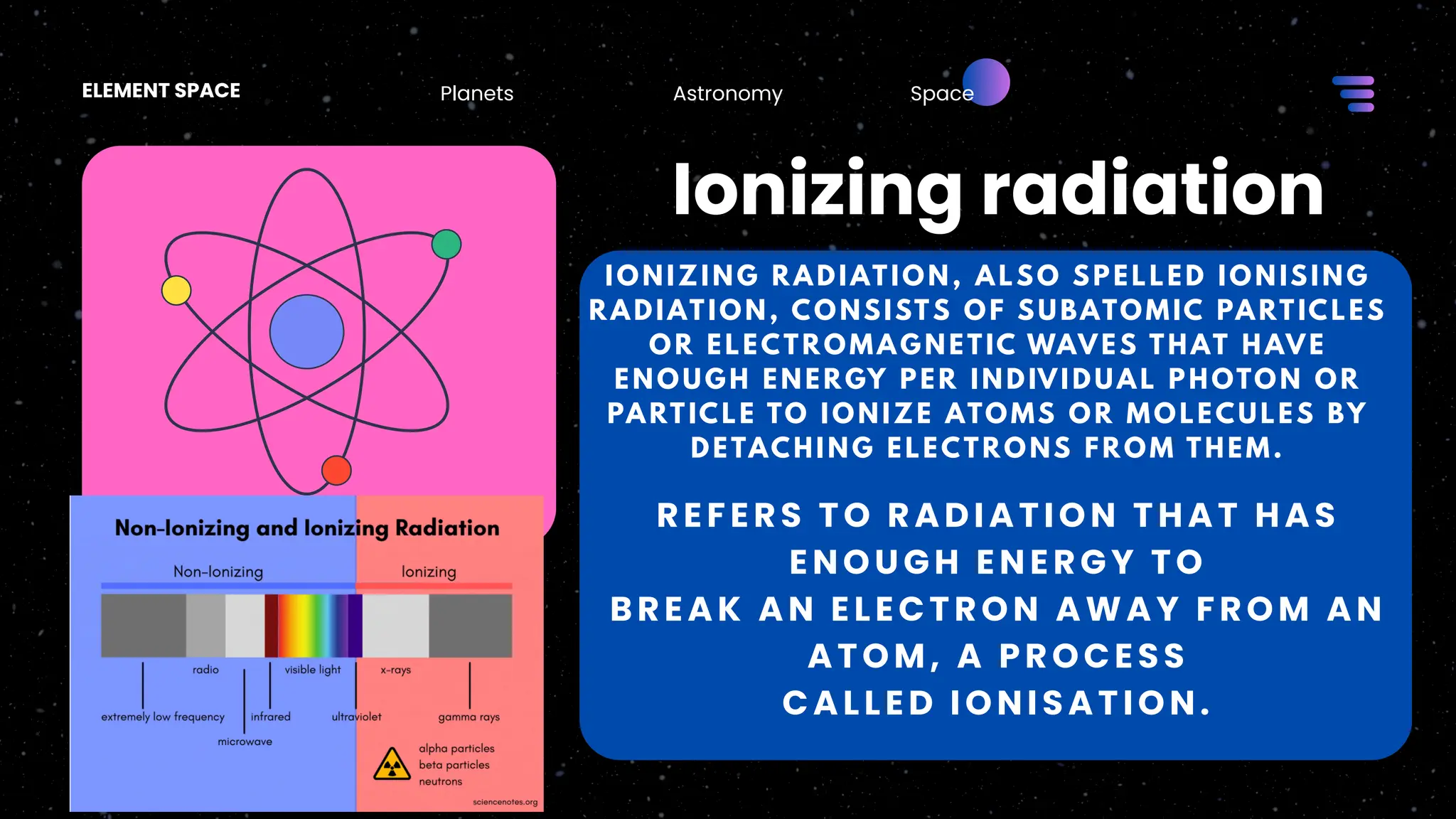 Black and Purple Modern Gradient Element Space Scientific Project ...