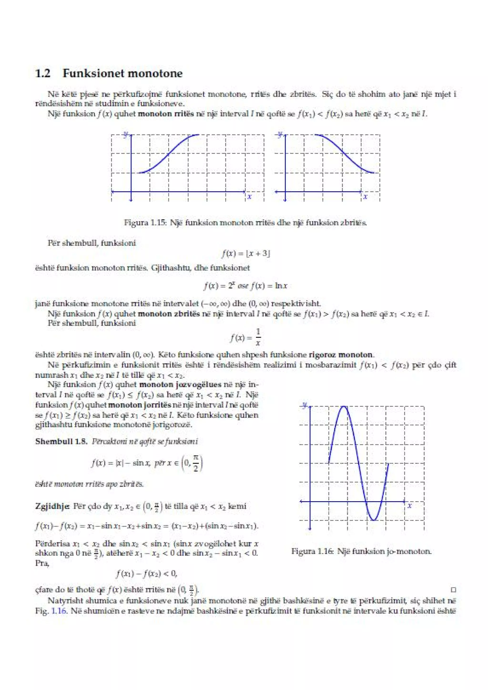 Funksionet matematike | PDF