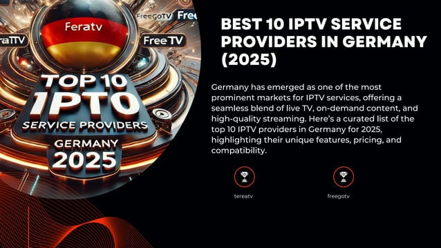 Top 10 Best IPTV Services in Germany 2025: Ultimate Guide for Streaming ...