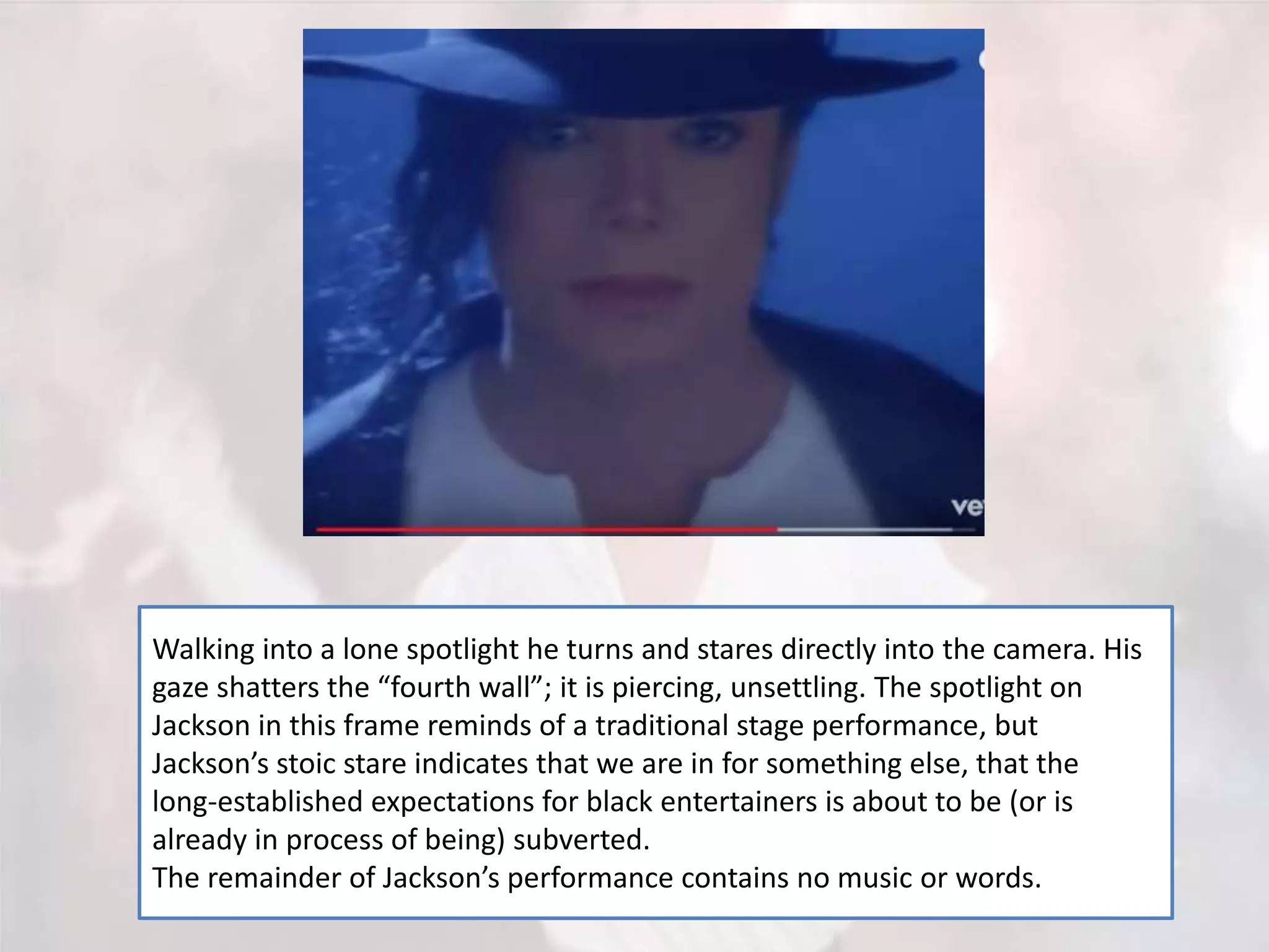 Michael Jackson - Black or White analysis | PPTX