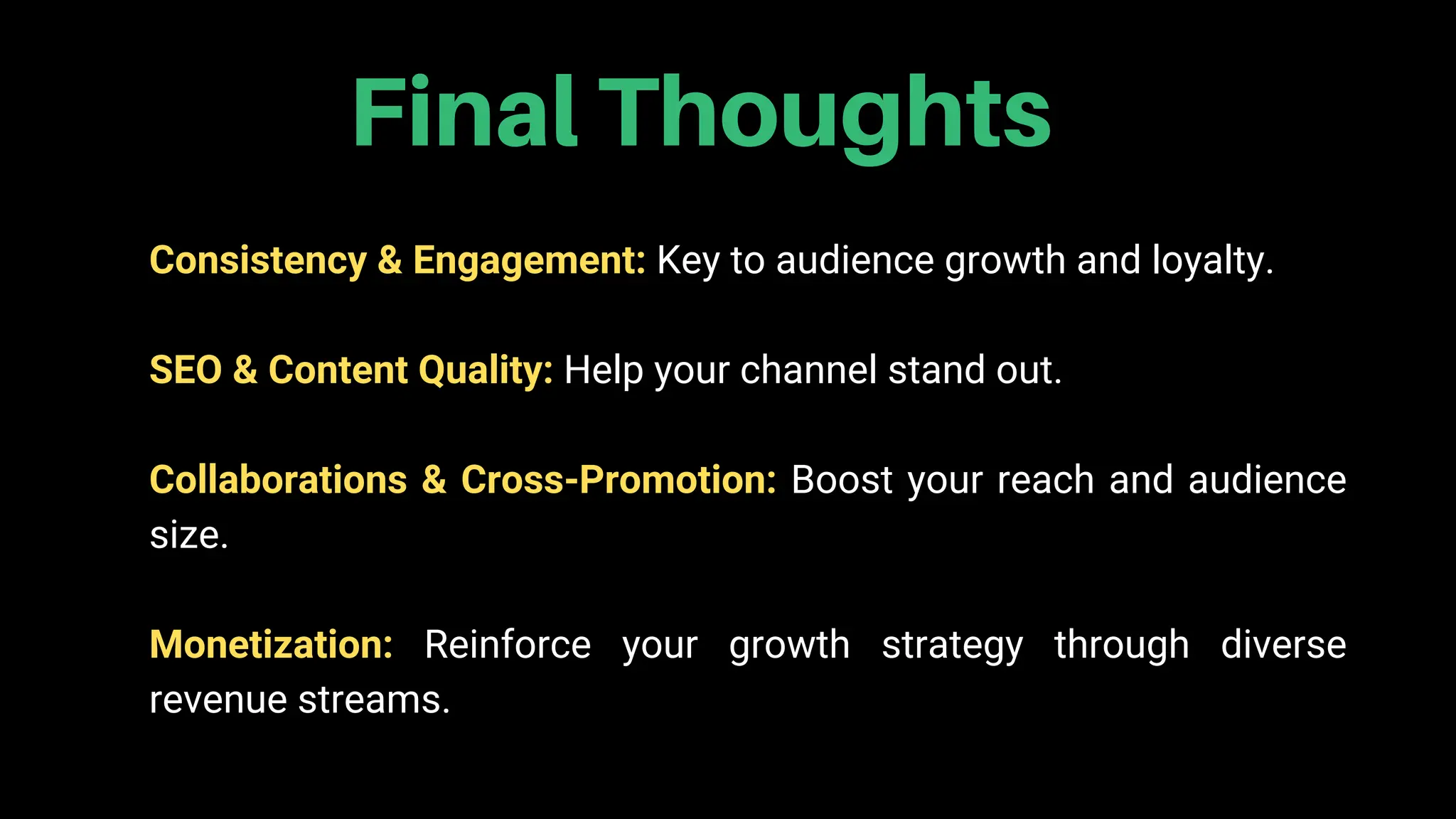 Top Strategies to Grow a YouTube Channel | PPT