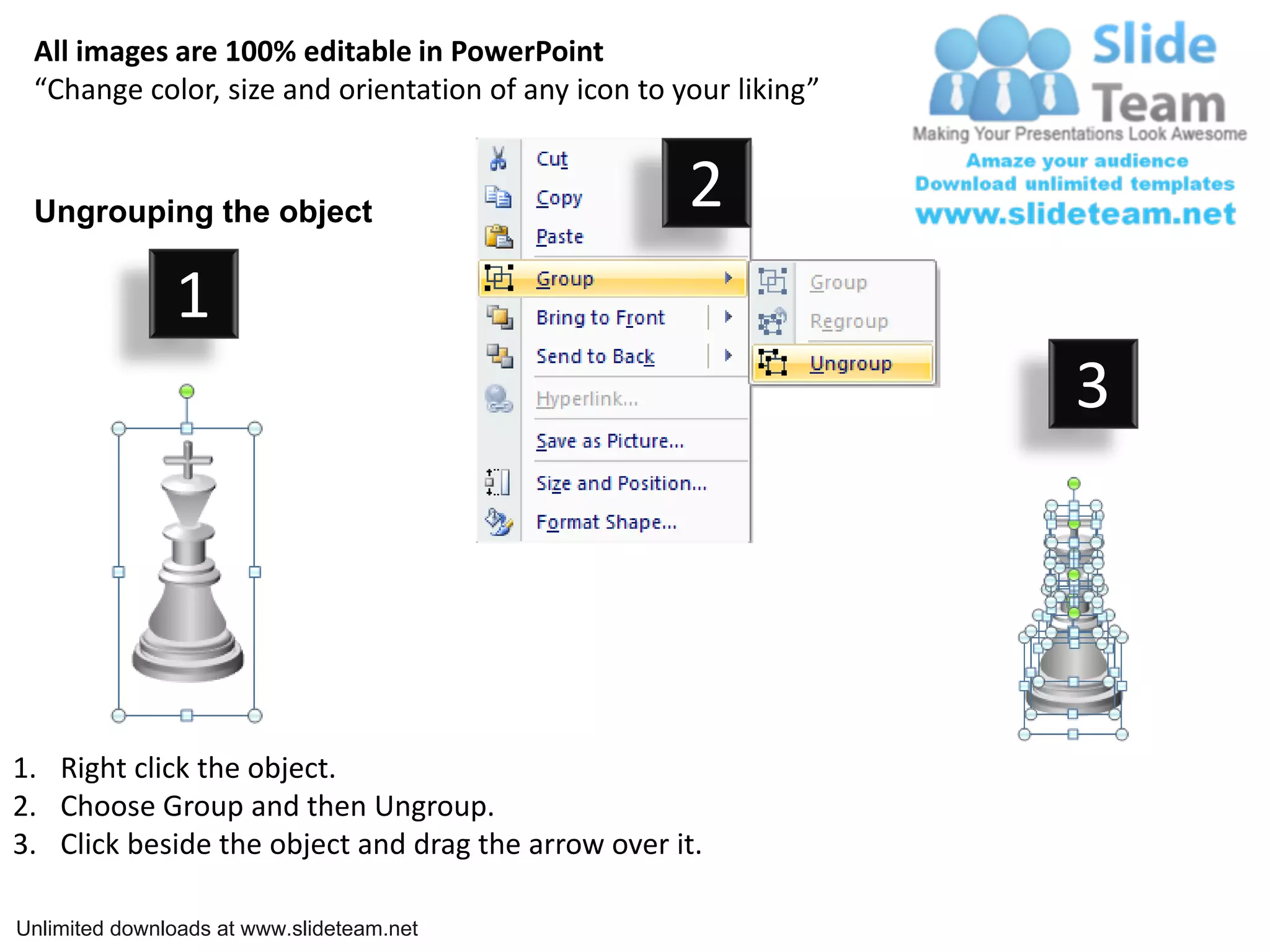 Black and white chess pieces icons power point slides and ppt templates ...
