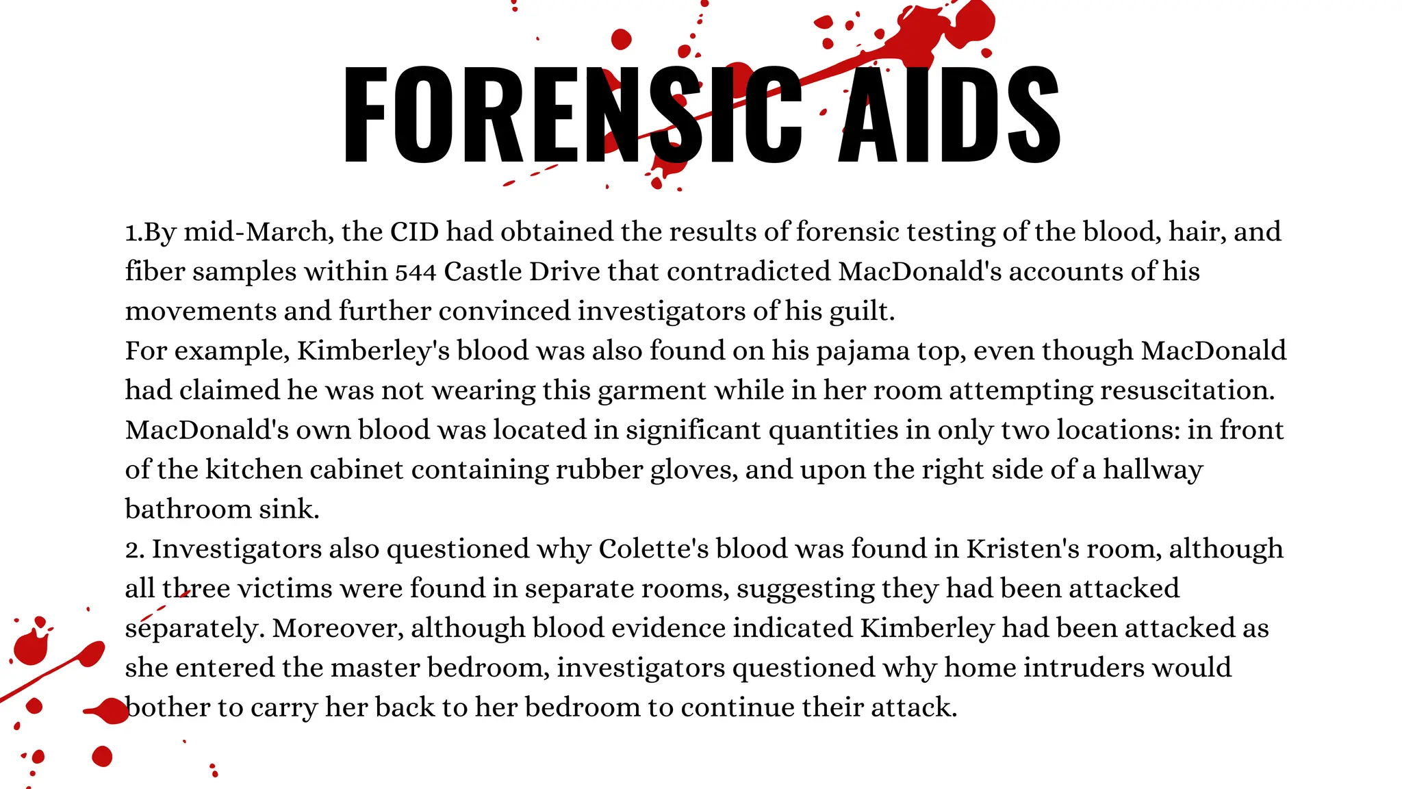 Fatal Vision case as a forensic study | PDF