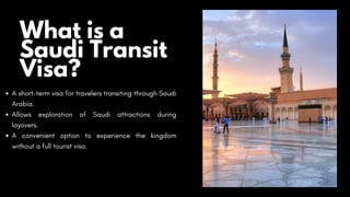 Discover Saudi Arabia with a Convenient Transit Visa | PDF