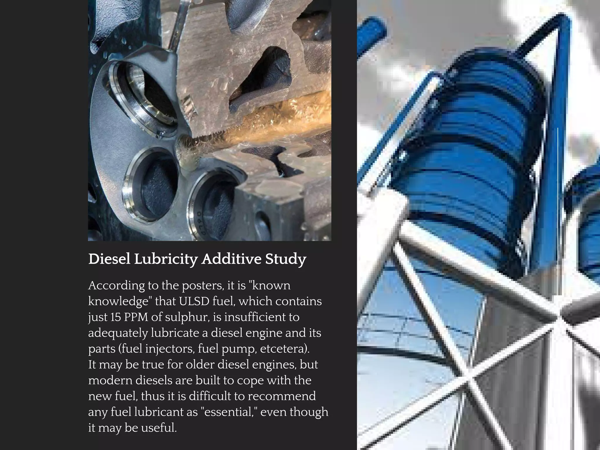 Diesel Lubricity Improver | Petroleum Logistics | PDF