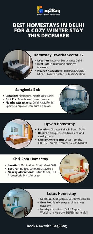 Experience Delhi Like a Local with These Homestays | PDF