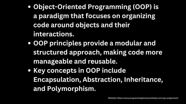 OOP Concepts | PPT