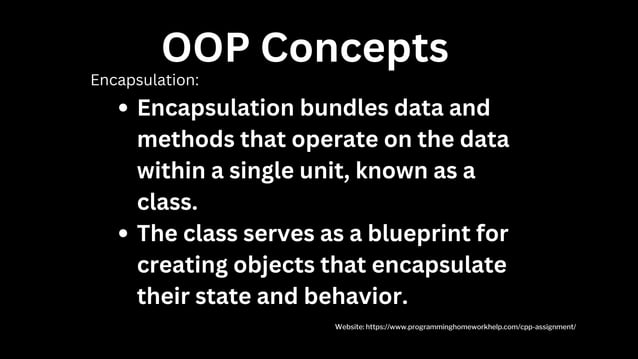 OOP Concepts | PPT