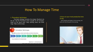 Time and financial management ppt | PPTX | Business | Business and Finance