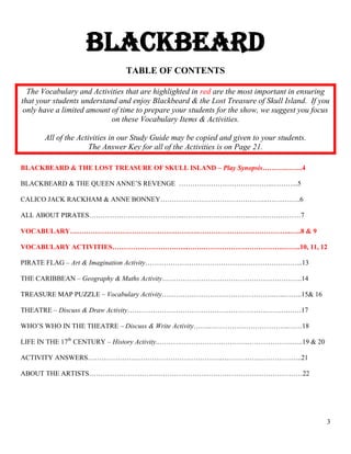 Black beard study_guide_-texto_teatro[1] | PDF